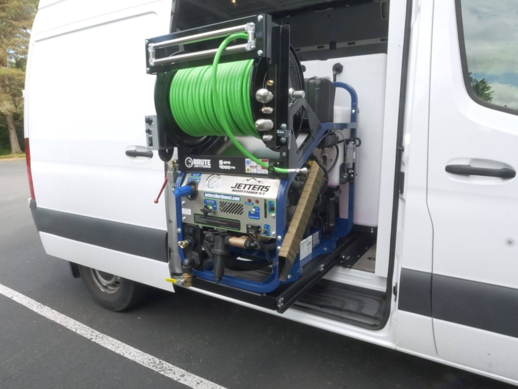Brute Powerslide Van-Pack Jetter: Slide-Out Access & More
